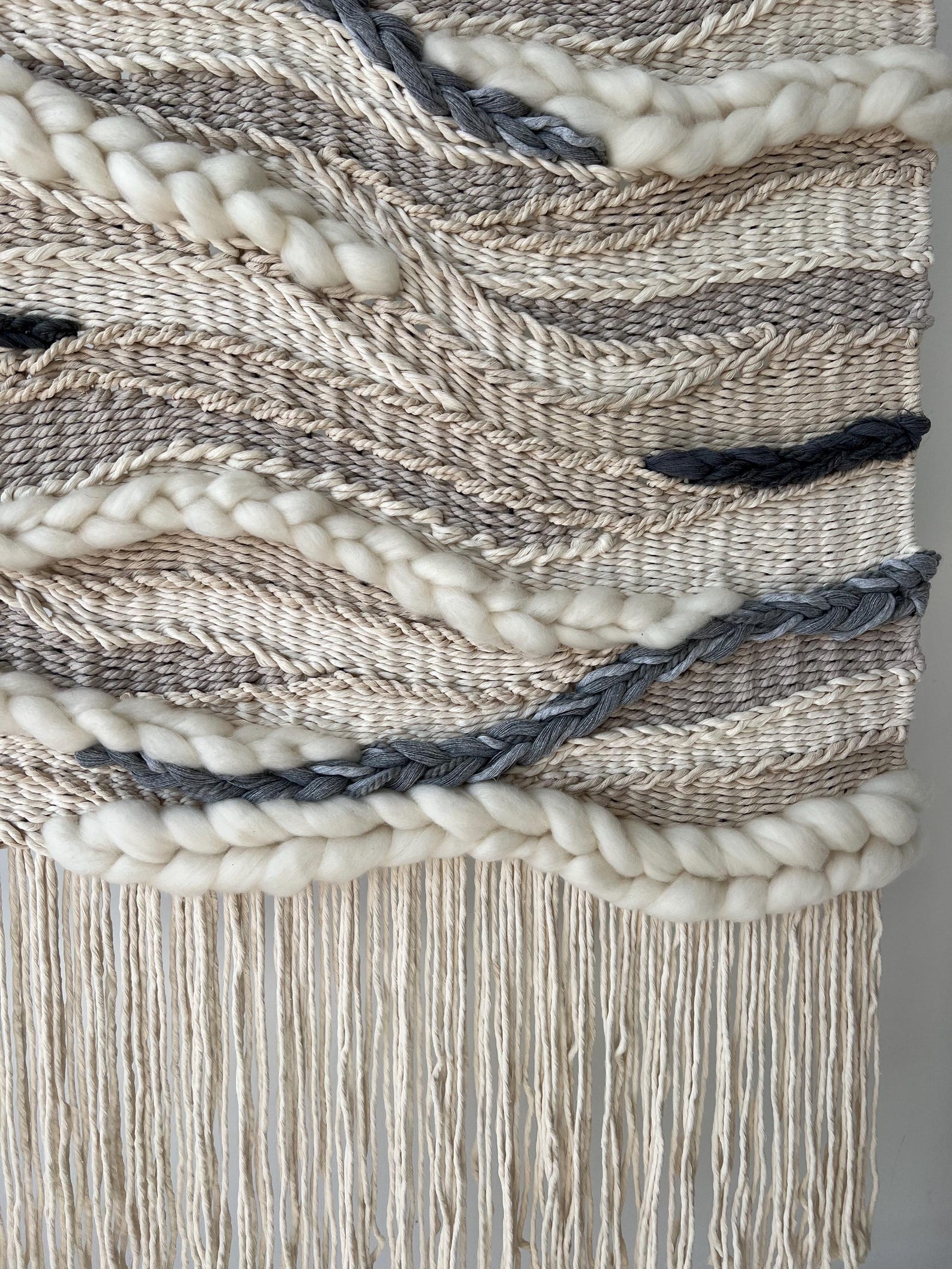 Macrame Wall Hanging, Textured Wall Art, Large Woven Wall Hanging, Wall ...