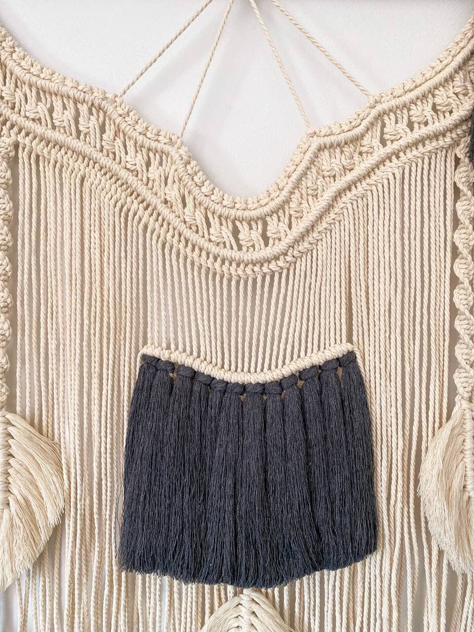 Modern Woven Decor Macrame Wall Hanging Large Macrame - Etsy