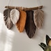 Colored Macrame Feathers Nursery Decor Macrame Wall Hanging - Etsy