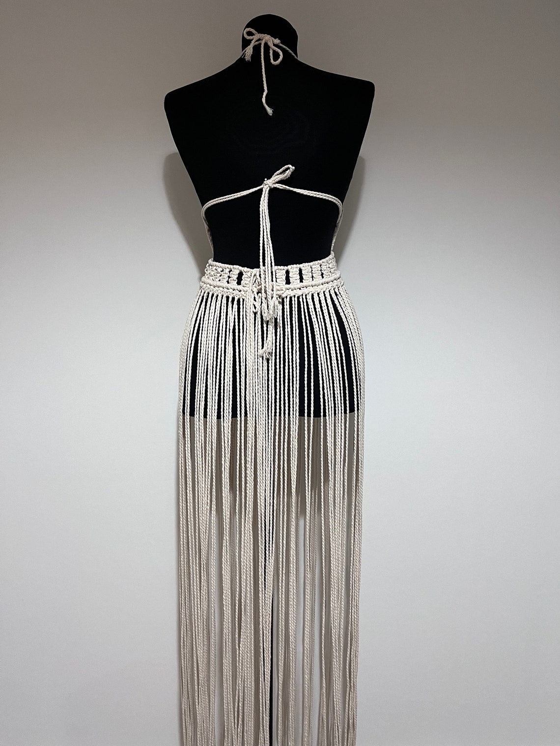 Resort Dress, Rave Outfit, Burning Man Dress, Macrame Beachwear ...