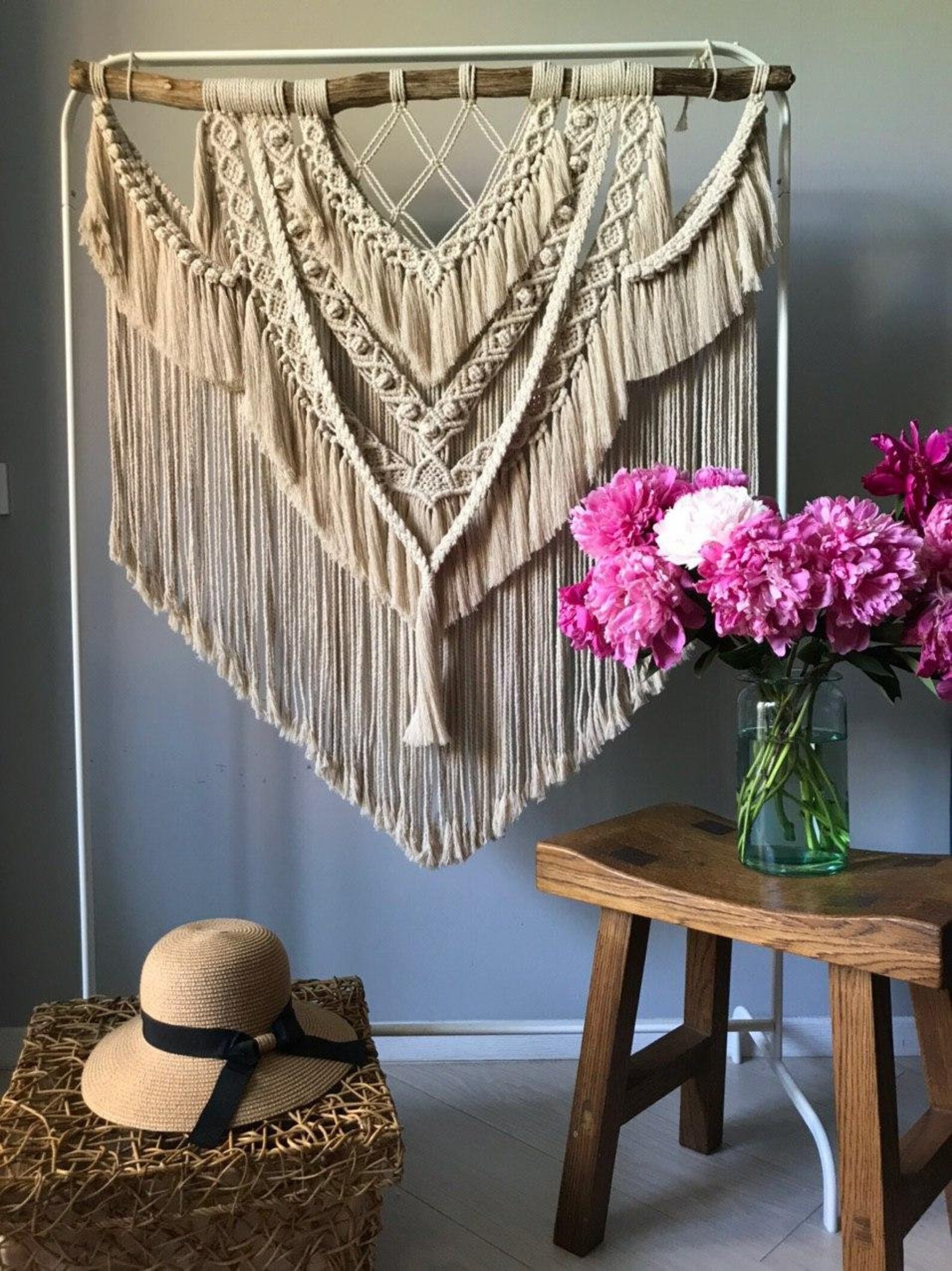 Large Macrame Backdrop Extra Large Macrame Wall Hanging With - Etsy