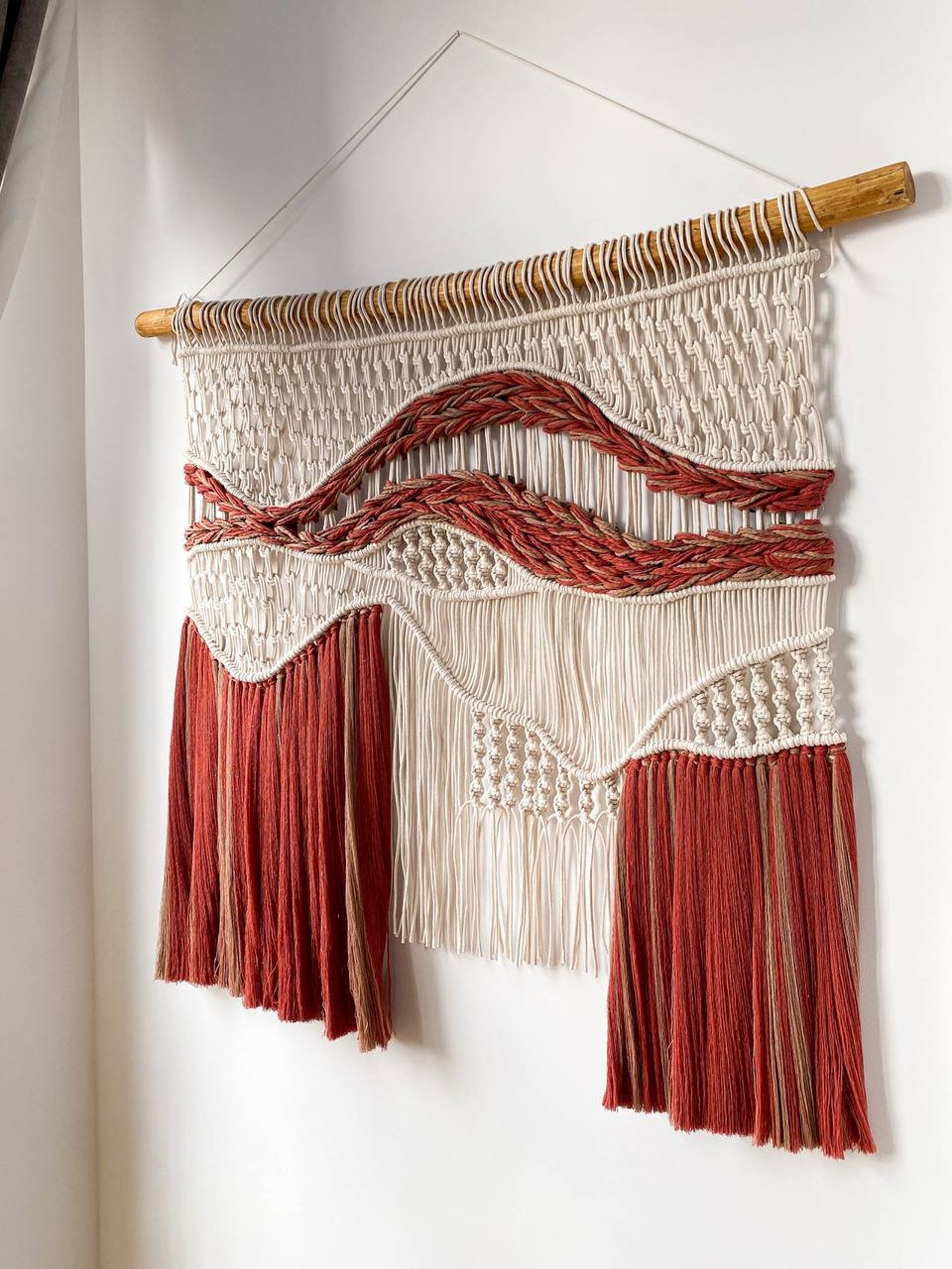 Macrame Mural Available in Many Colors Geometric Macrame - Etsy