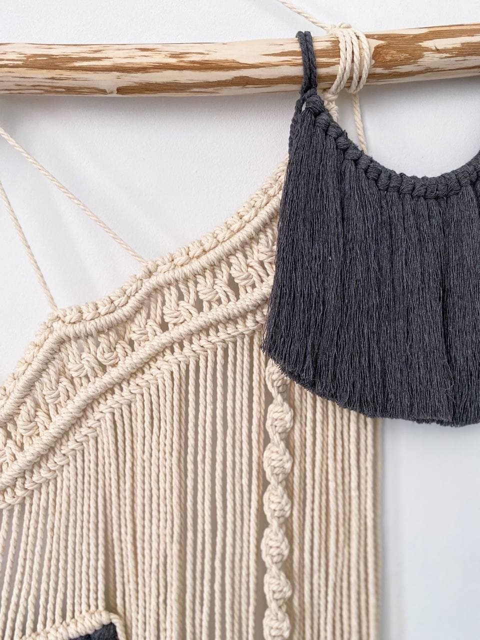 Modern Woven Decor Macrame Wall Hanging Large Macrame - Etsy