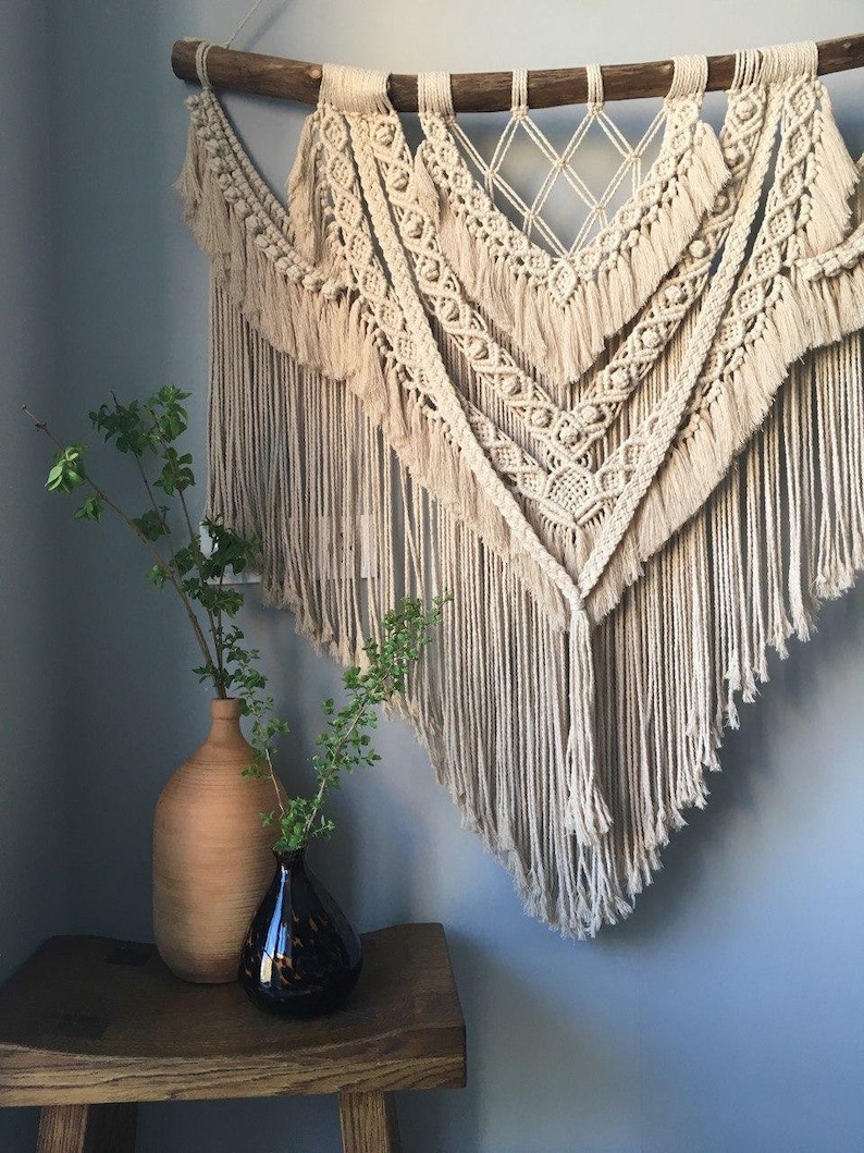 Large Macrame Backdrop Extra large Macrame Wall Hanging with | Etsy
