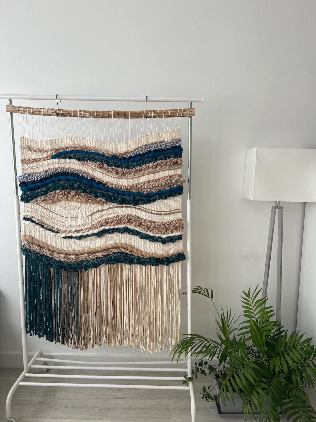 Textile Art, Fiber Wall Art, Extra Large Wall Hanging, Macrame Wall ...