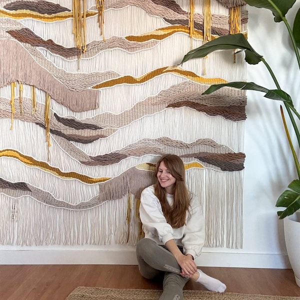 Large Wall Weaving - Etsy