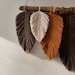 Colored Macrame Feathers Nursery Decor Macrame Wall Hanging - Etsy