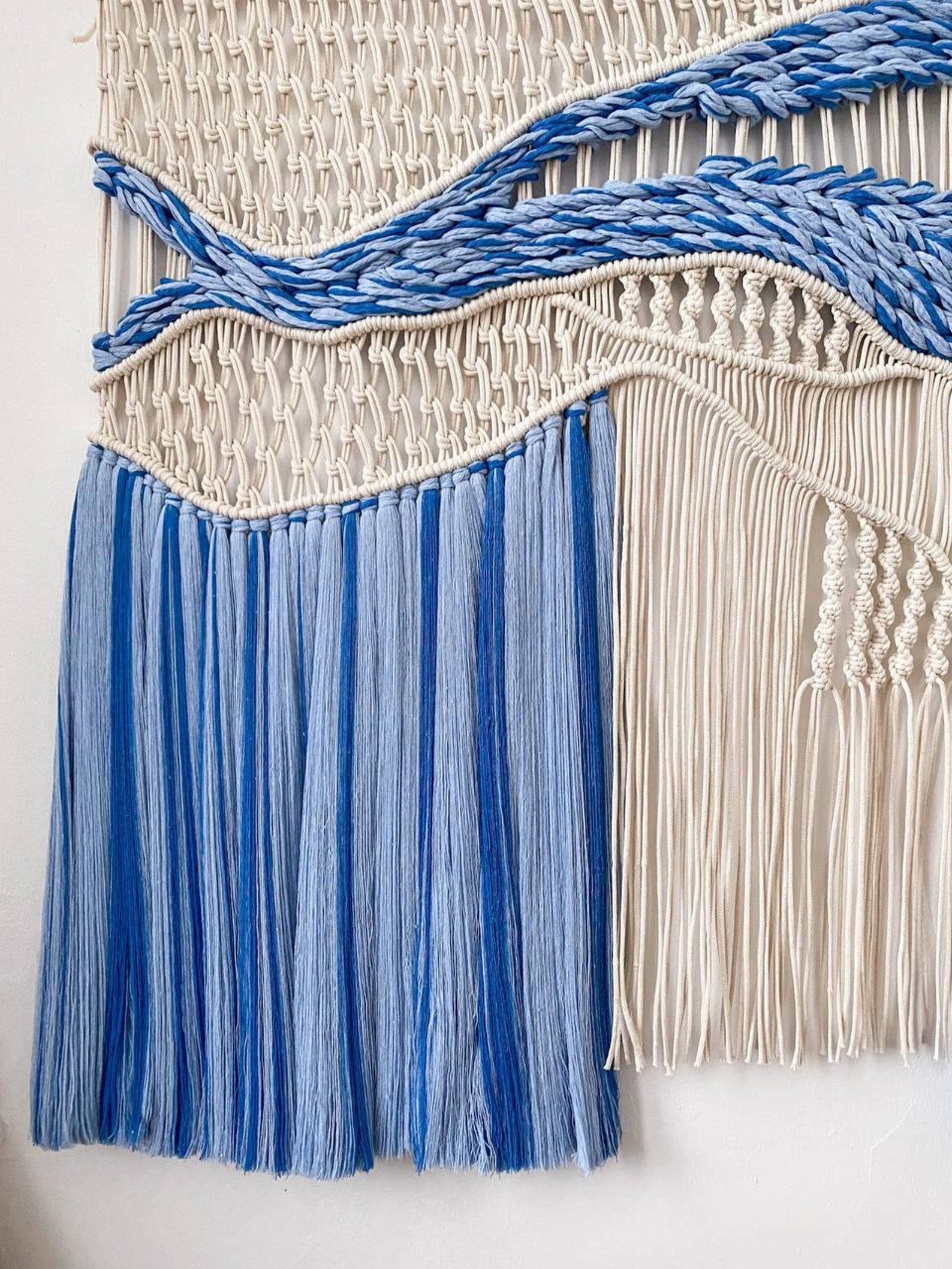 Macrame Mural Available in Many Colors Geometric Macrame - Etsy