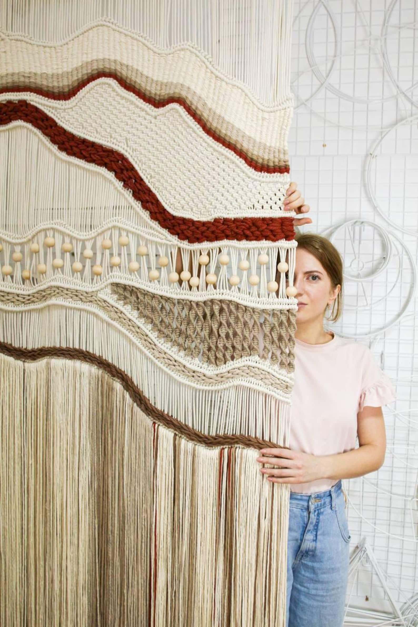 Extra Large Macrame Wall Hanging, Huge Wall Decor, Tapestry Wall ...