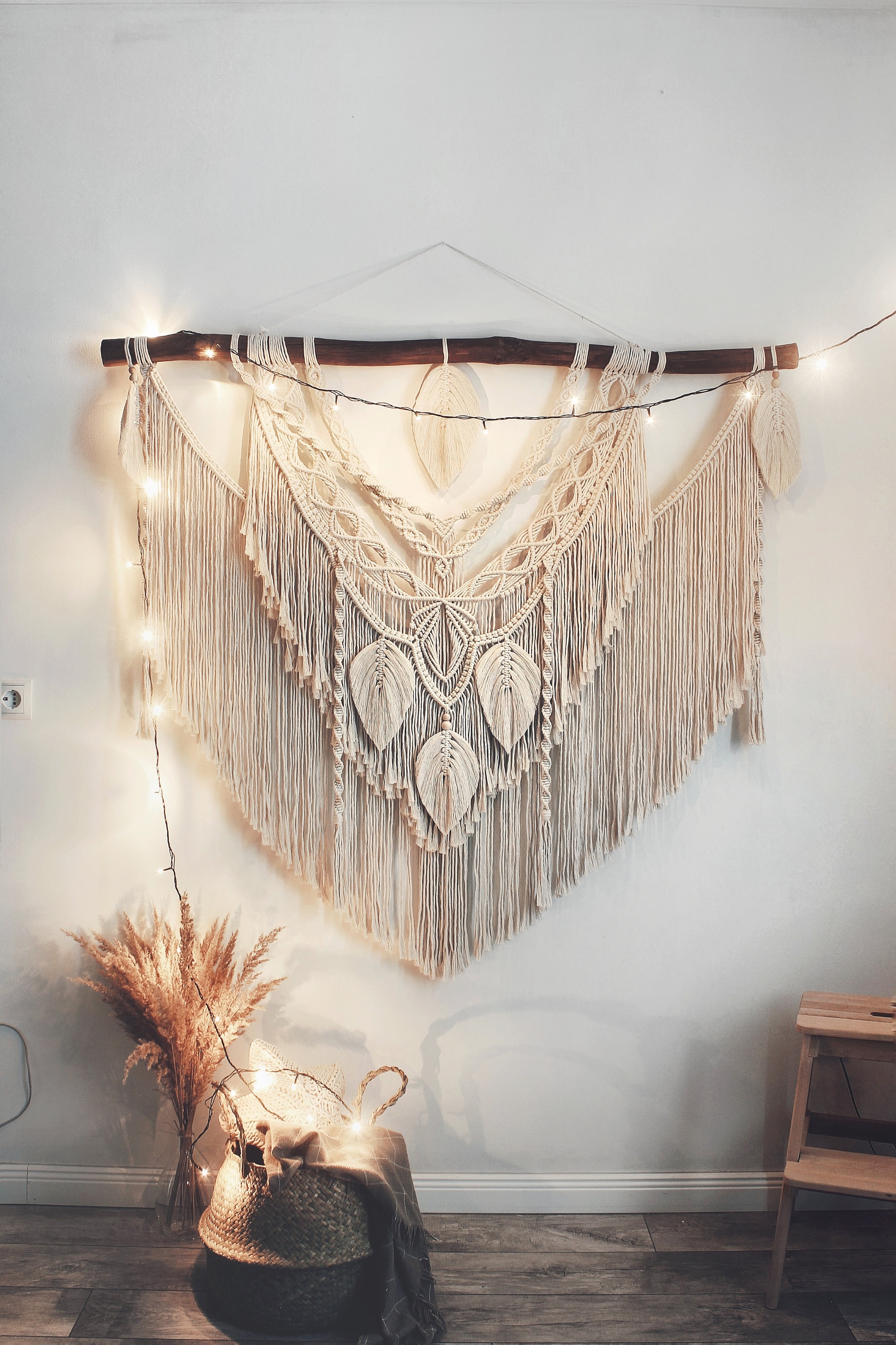 Large Macrame Backdrop Extra large Macrame Wall Hanging with | Etsy