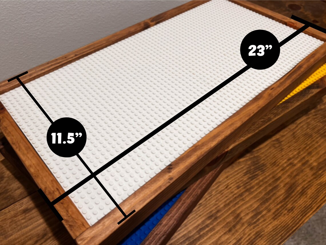 DOUBLE Building Brick Tray | Heirloom Quality - Etsy