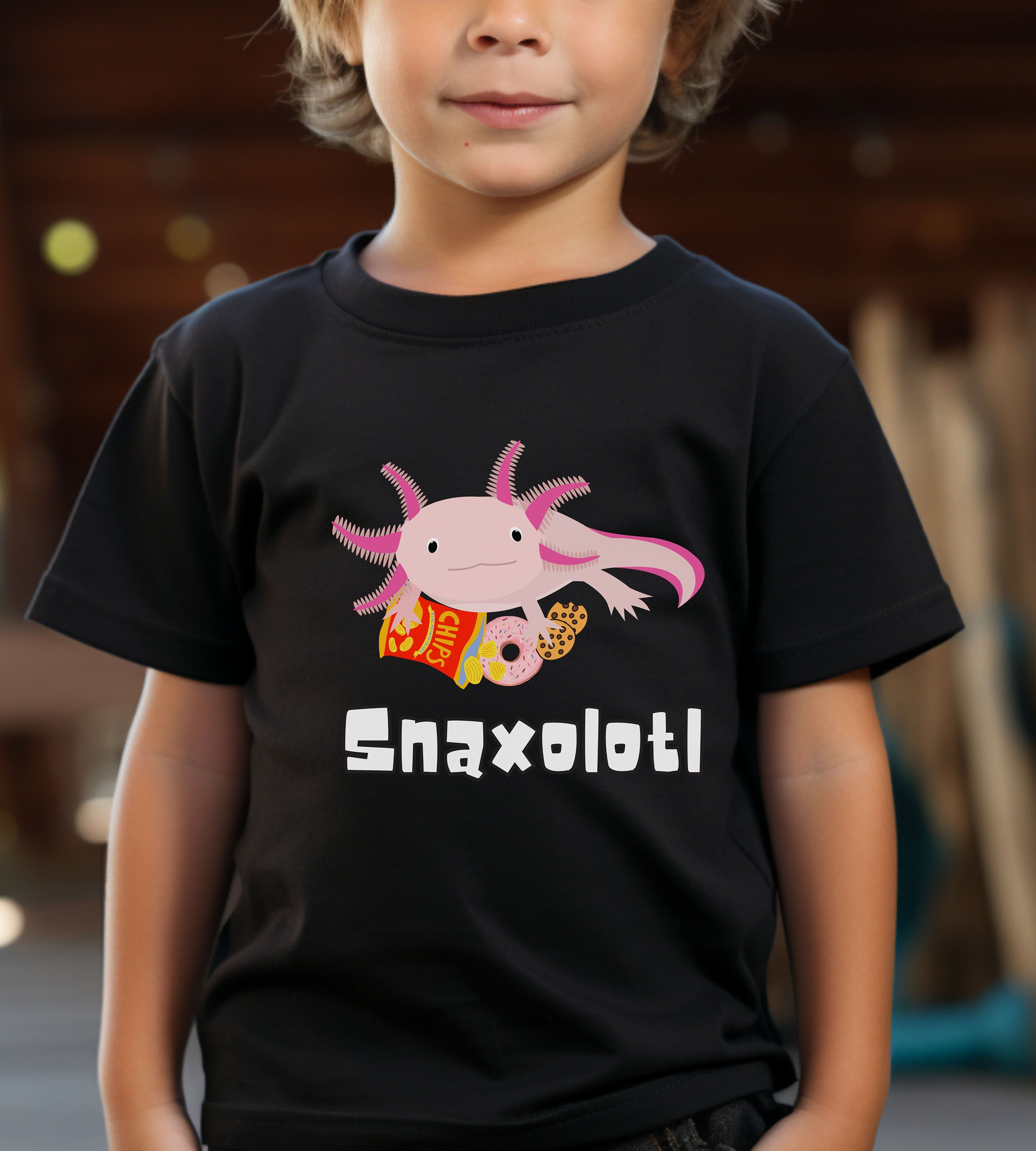 Snaxolotl Shirt Axolotl Tee Axolotl Shirt Funny Kids Shirt - Etsy