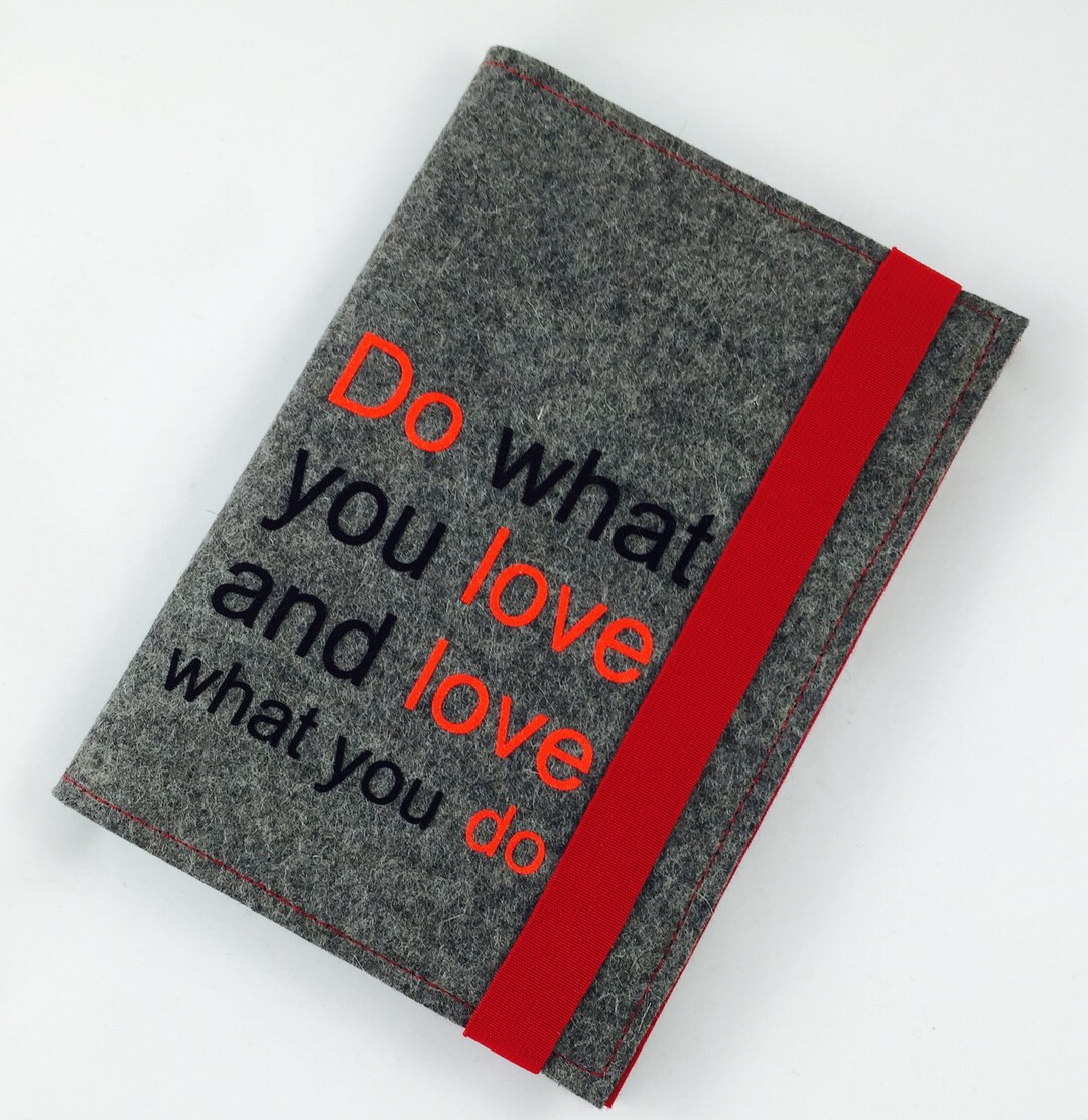 Notebook DIN A5 in Wool Felt - Etsy