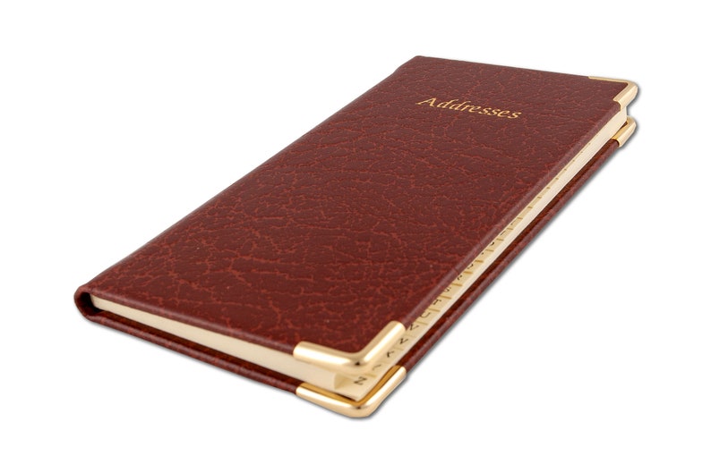 Slim Address Book Contacts Books Handbag/breif Case Address | Etsy