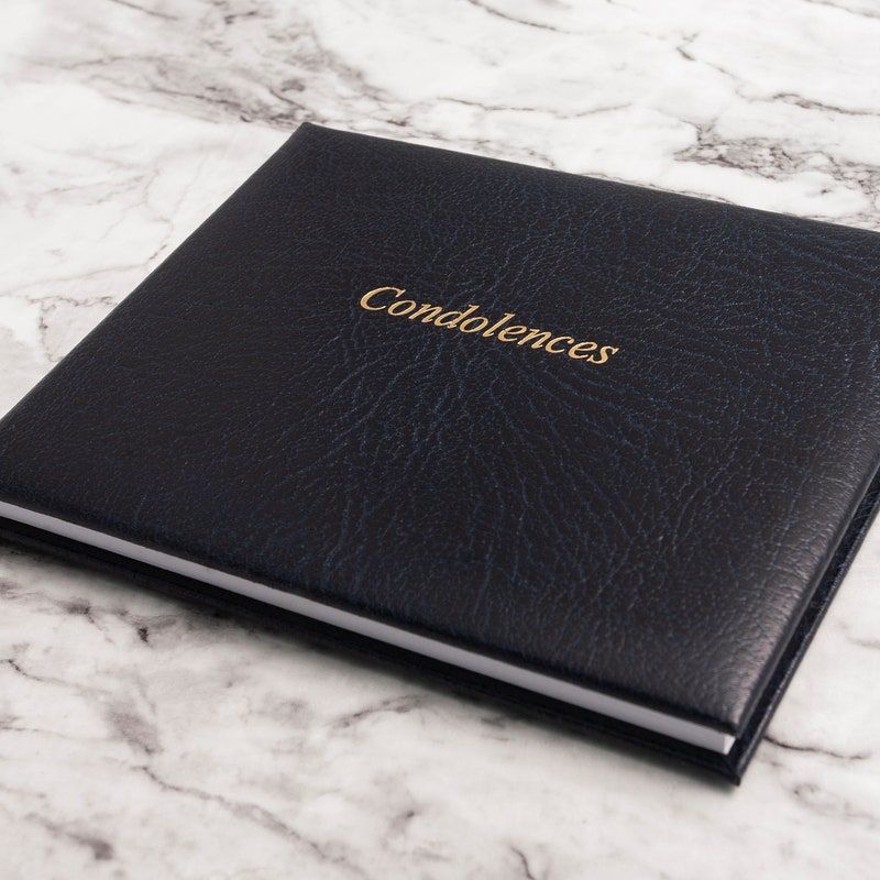 Condolence Book - Etsy