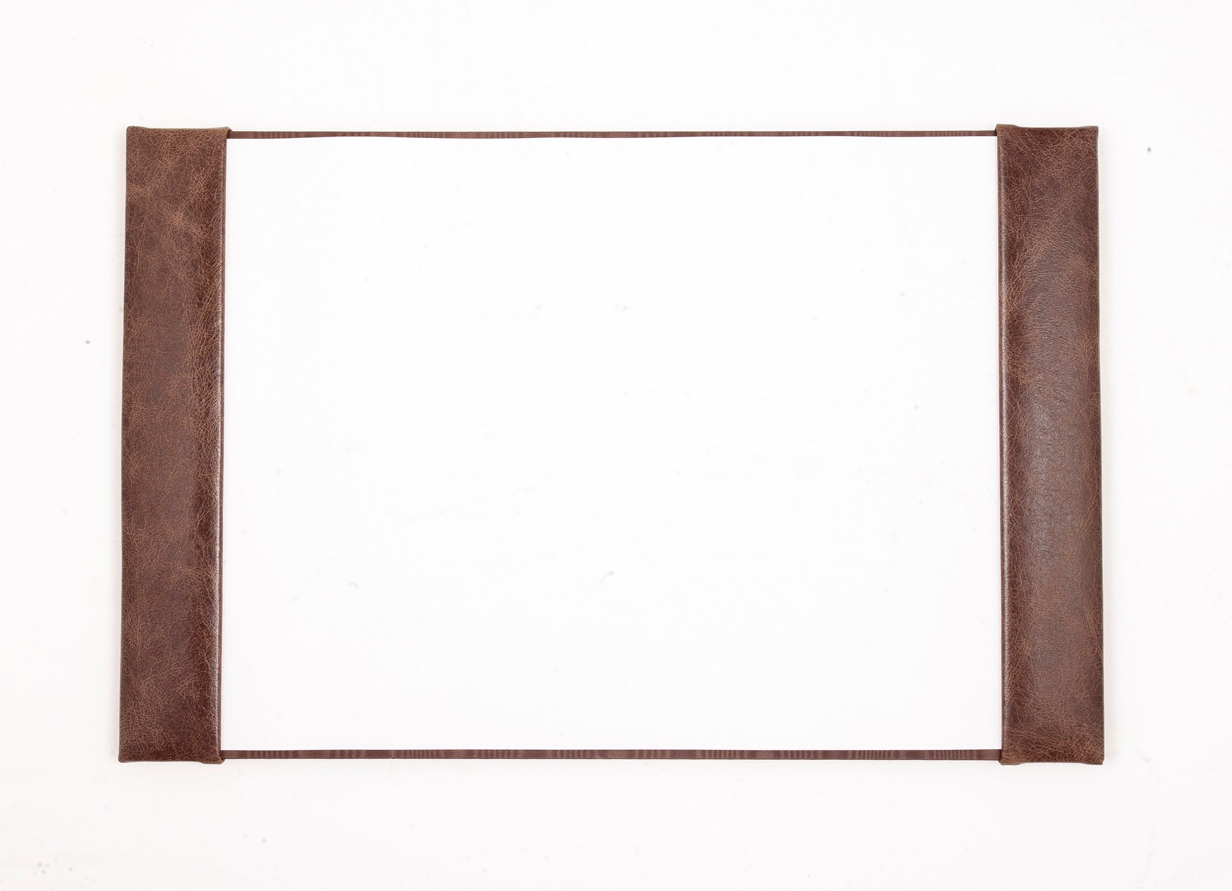 Leather Desk Blotter Military Style Half Demy Size Desk Writing Mat ...