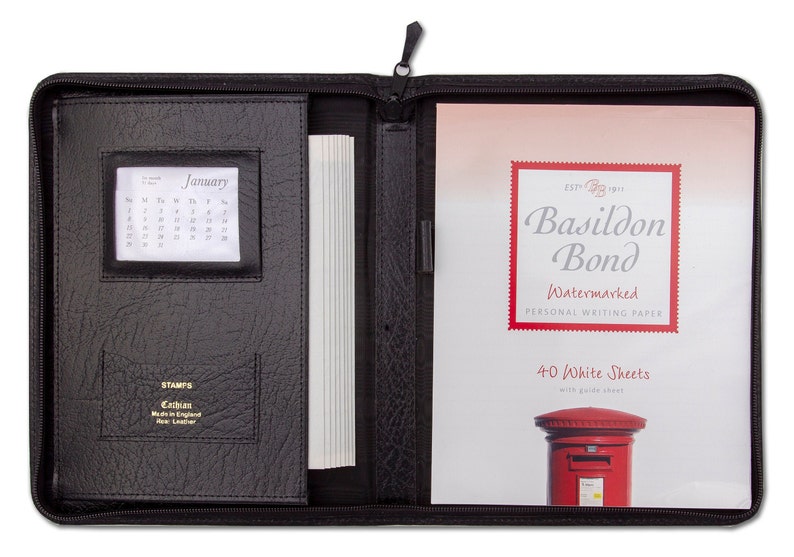 Leather Writing Case A5 Size Writing Set Traditional Writing - Etsy