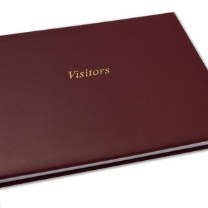 Deluxe Visitors Book, Guest Book, Visitor Comments Book, Hotel Guest ...