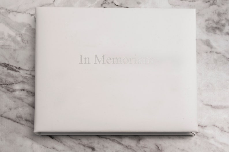 In Memoriam Book memory Comments Book Bereavement Book - Etsy