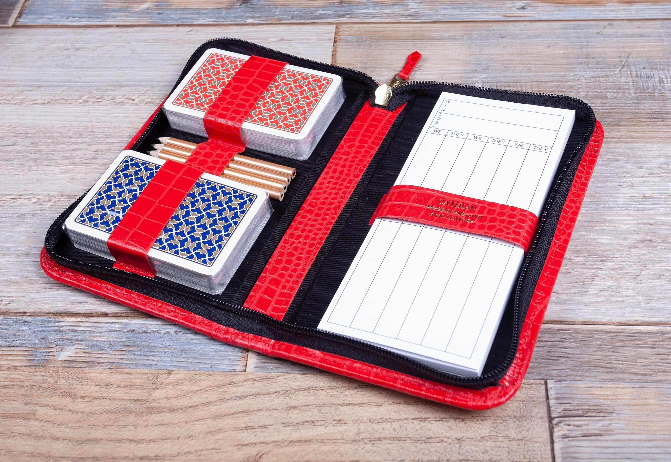 Bridge Games Case playing Cards Case Travel Games Set Zip | Etsy UK