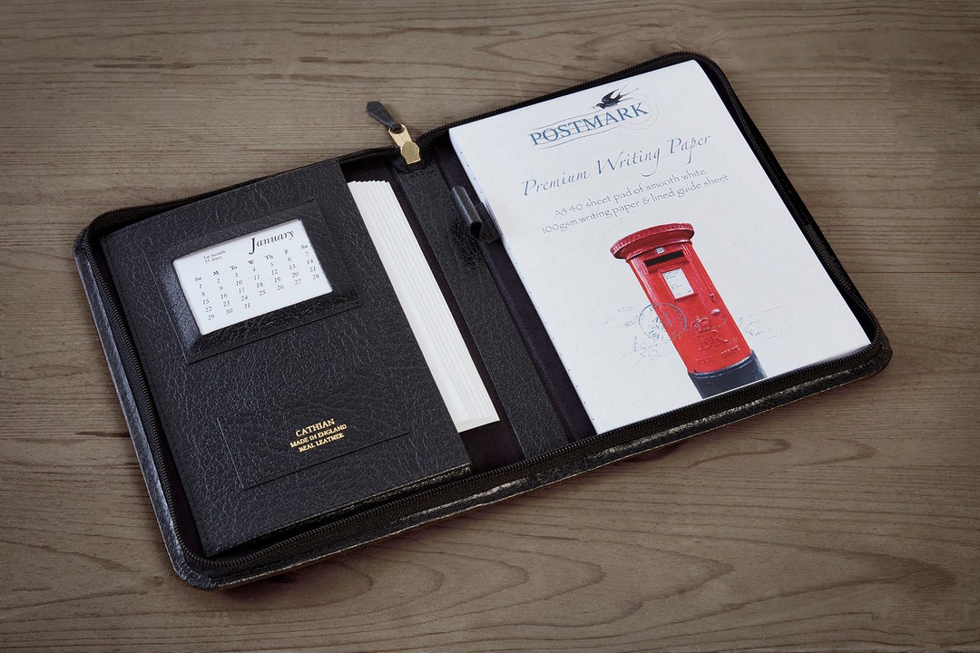 Leather A5 Writing Case: Traditional Correspondence Set, Made in ...