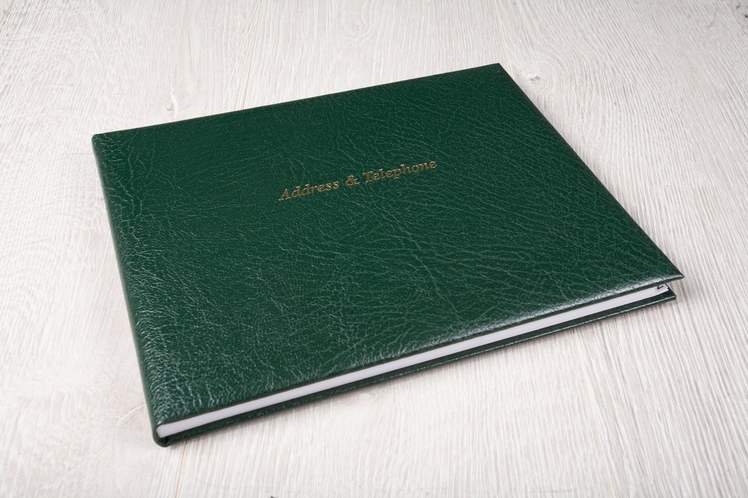 Address & Telephone Book, A5 / A4 Landscape Desk Address Book, Montana ...