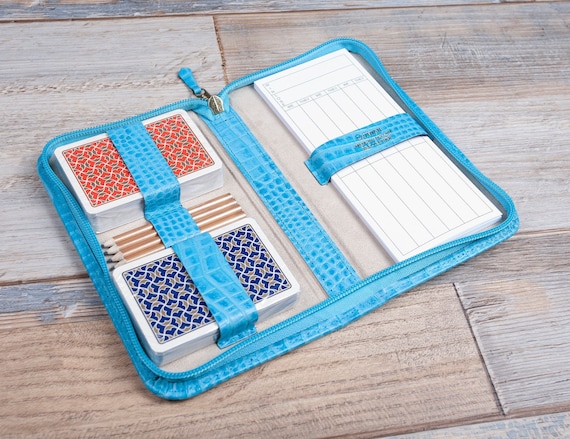 Bridge Games Case playing Cards Case Travel Games Set Zip | Etsy UK