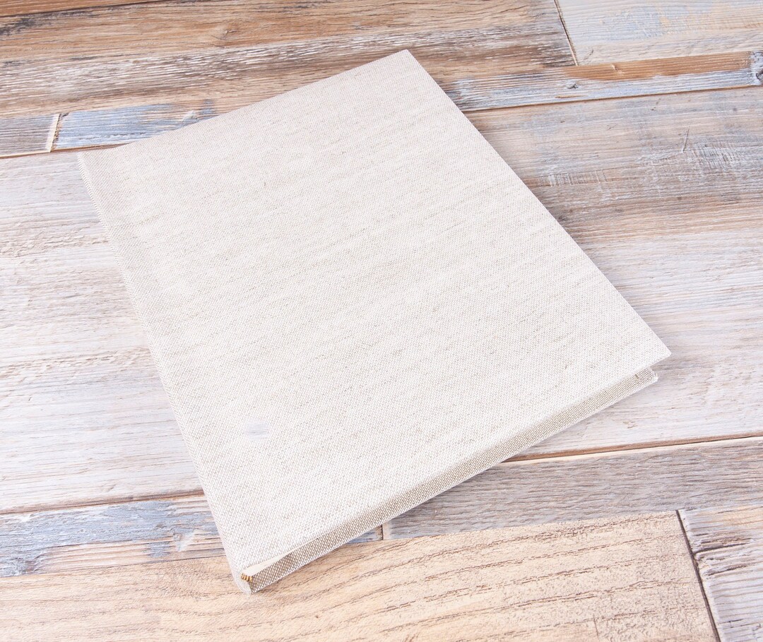 Linen Photograph Album ,DIY Wedding Album, Family Photo Album, Travel ...