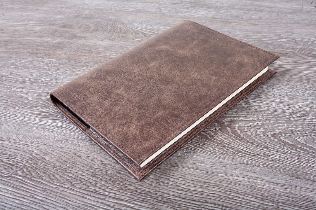 Rustic A5 Italian Leather Notebook Cover: Refillable Journal - Etsy