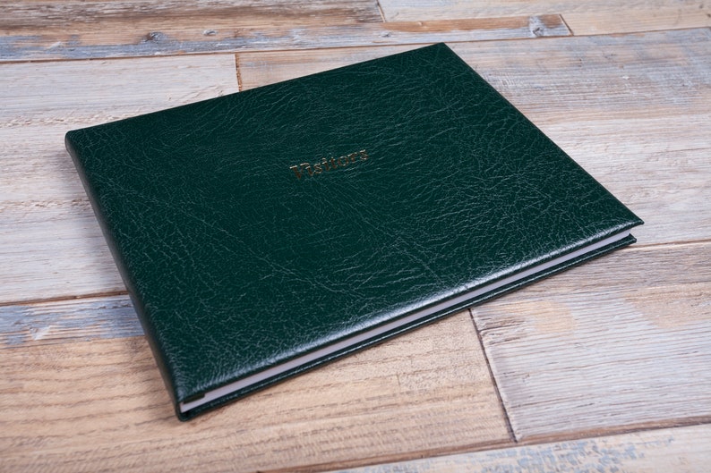 Leather Visitors Book Deluxe Guest Book Visitor Comments - Etsy