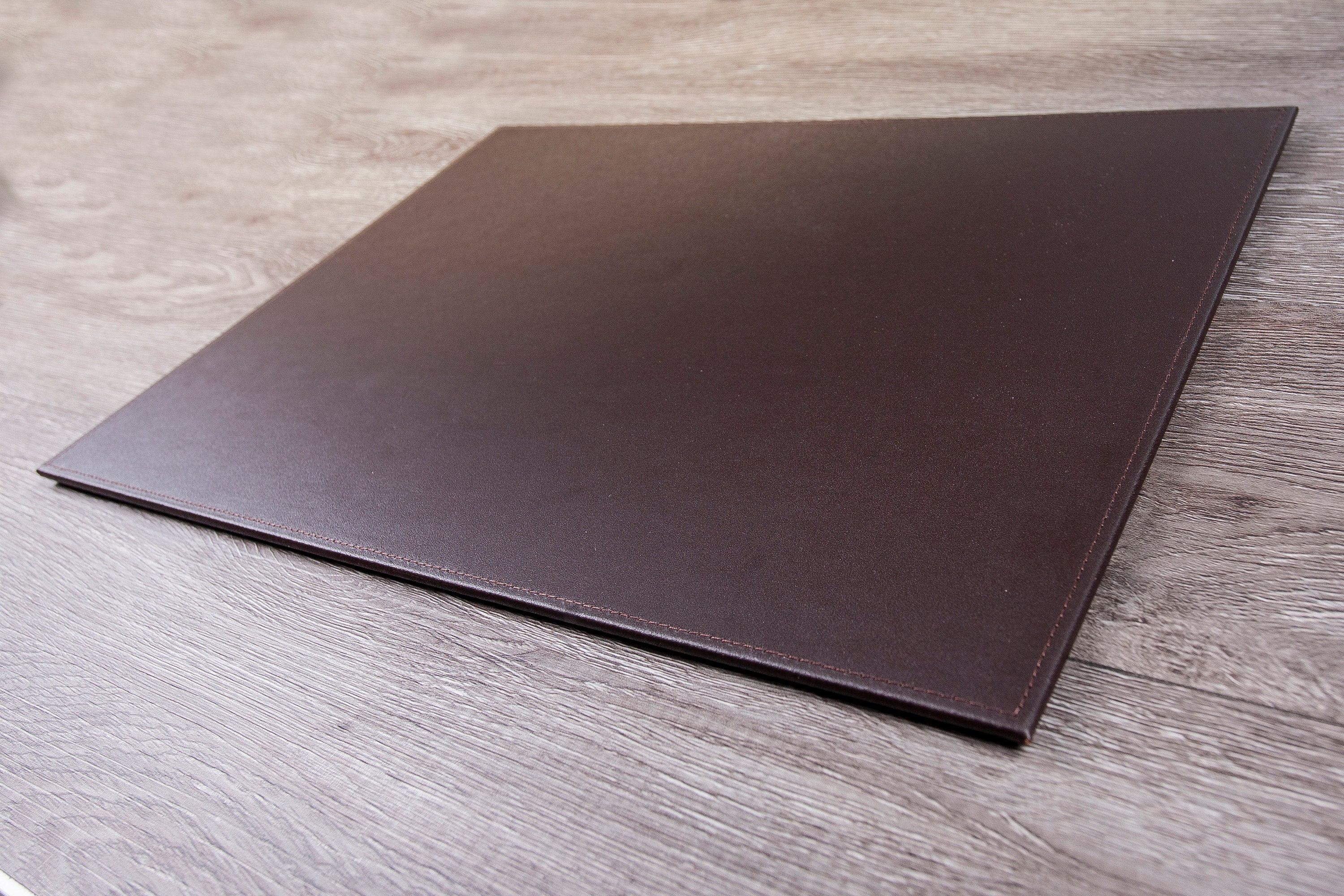 Leather A2 Desk Mat Desk Writing Pad Computer Keyboard Mat | Etsy