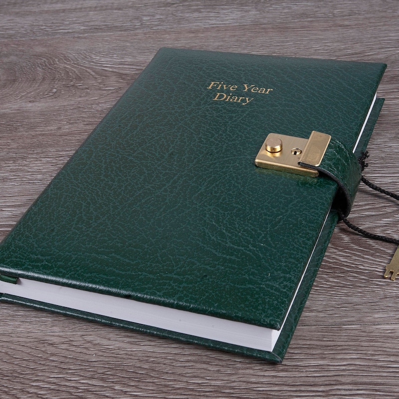 Black Lockable Journal - Etsy UK