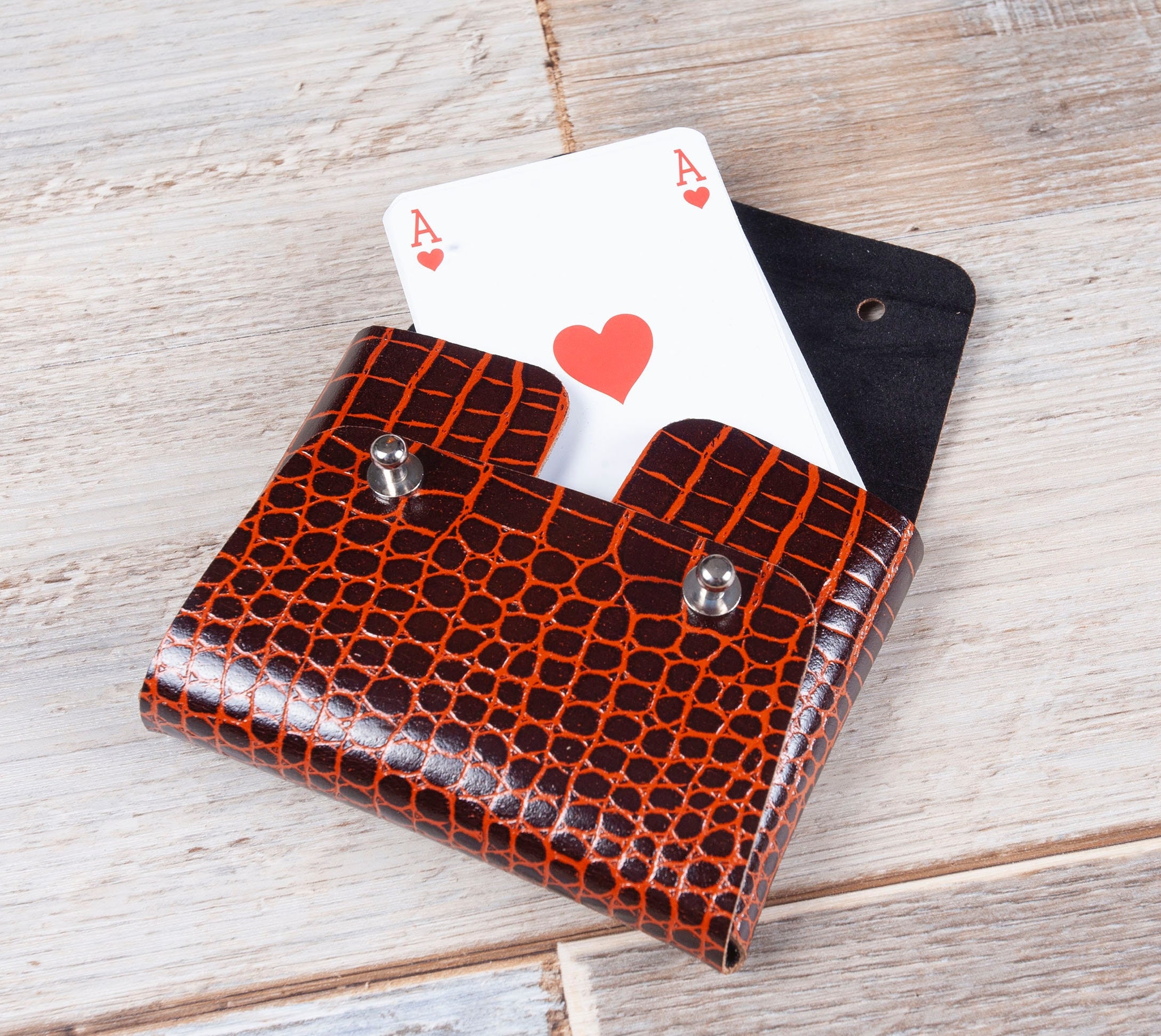 Playing Card Holder Playing Card Case With Playing Cards | Etsy