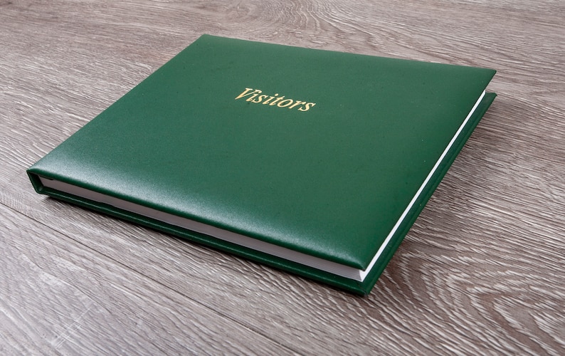 Leather Visitors Book: Hotel Guest Comments, Made in England - Etsy