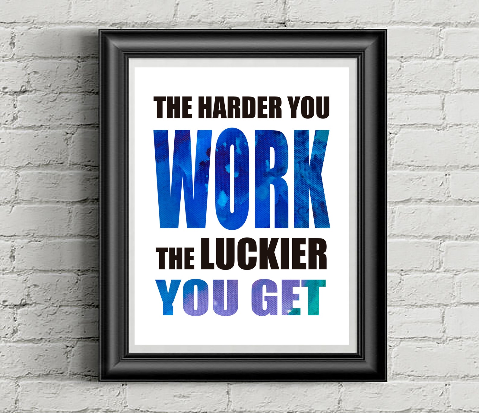 OFFICE QUOTE POSTER, Motivational Poster, Hard Work Poster, Office ...