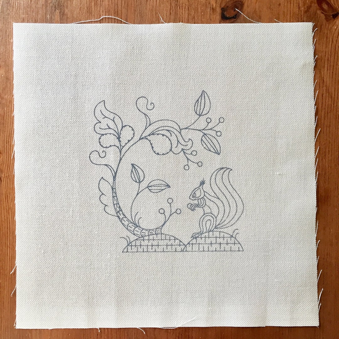 Printed Linen Twill an Autumnal Gathering - Etsy New Zealand