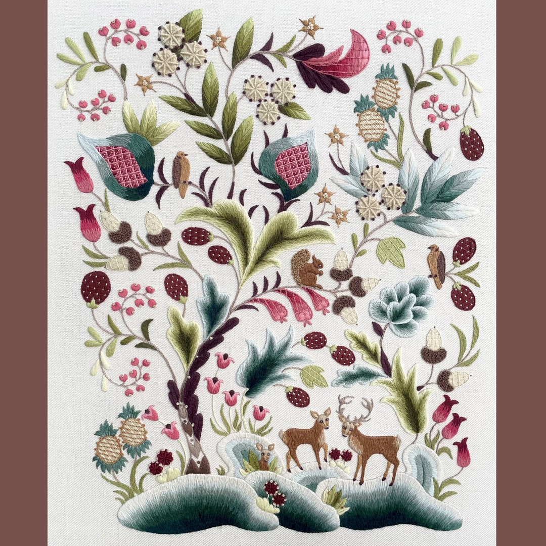 Crewel Work Embroidery Kit, 'the Royal Family' - Etsy