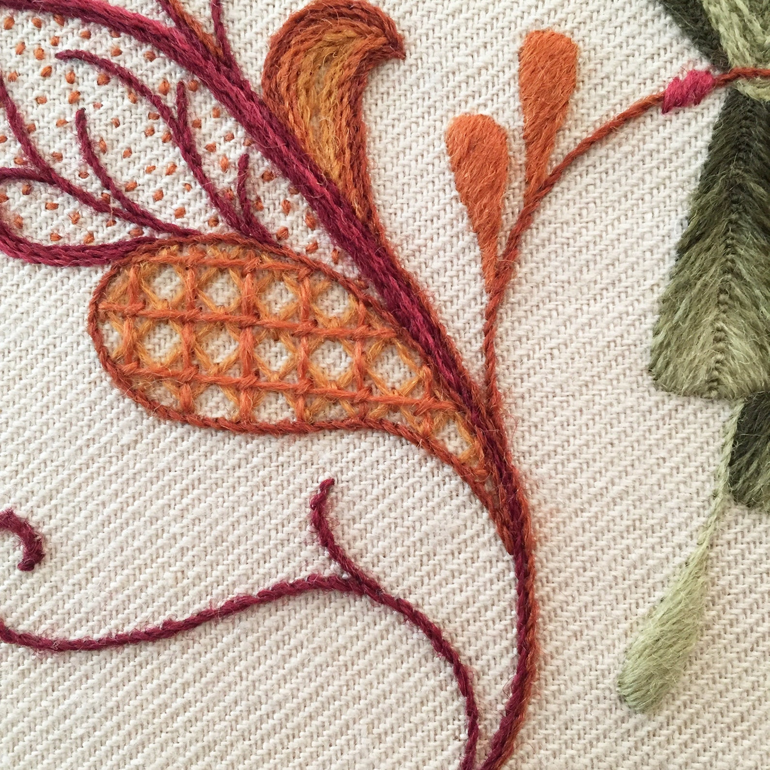 Crewel Kit Erica's Perch Crewel Embroidery Kit | Etsy