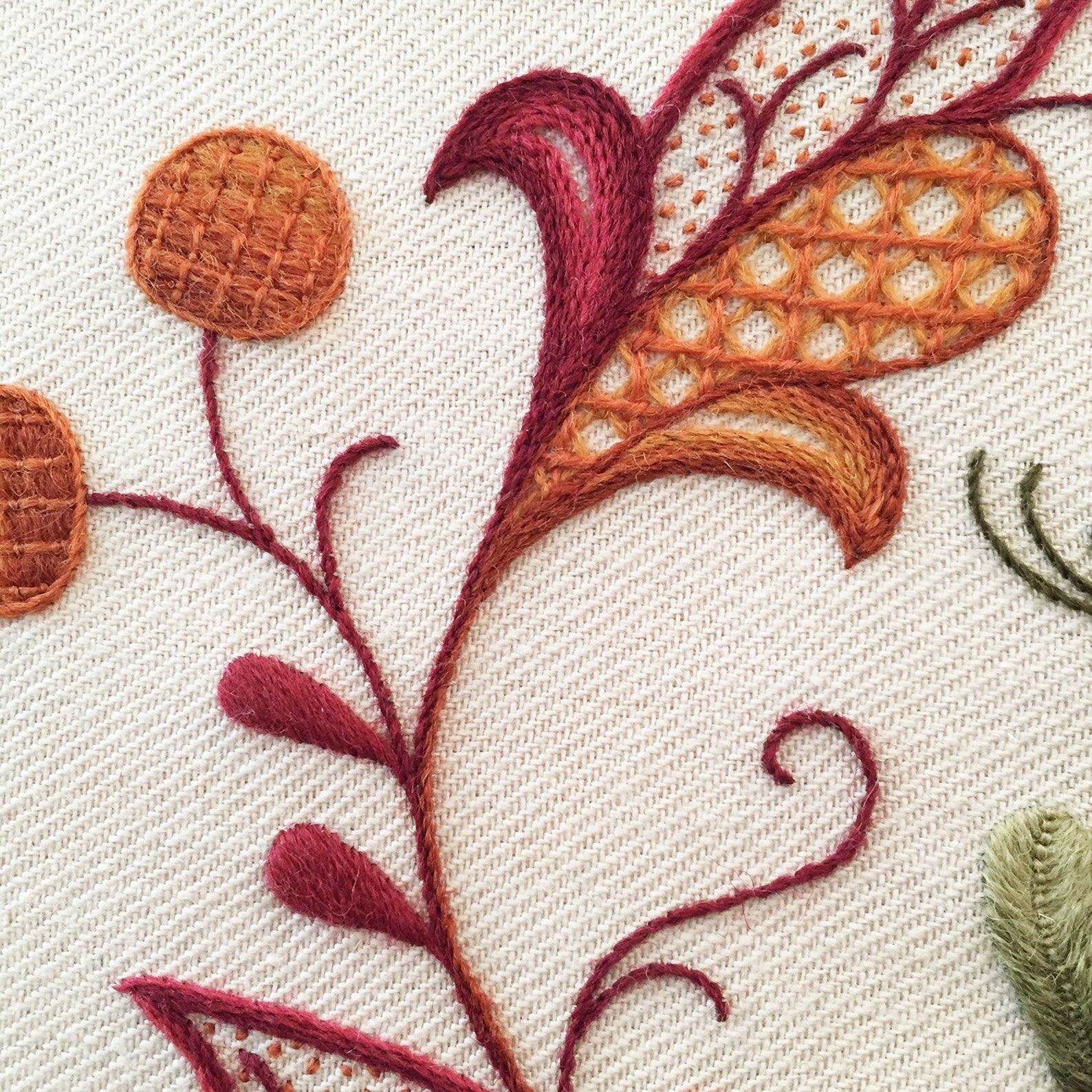 Crewel Kit Erica's Perch Crewel Embroidery Kit | Etsy