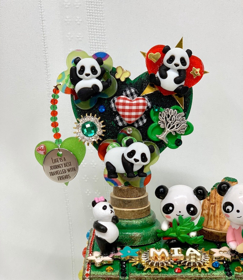 Unique Panda Gift Panda Decor Small Jewelry Box With Pandas | Etsy