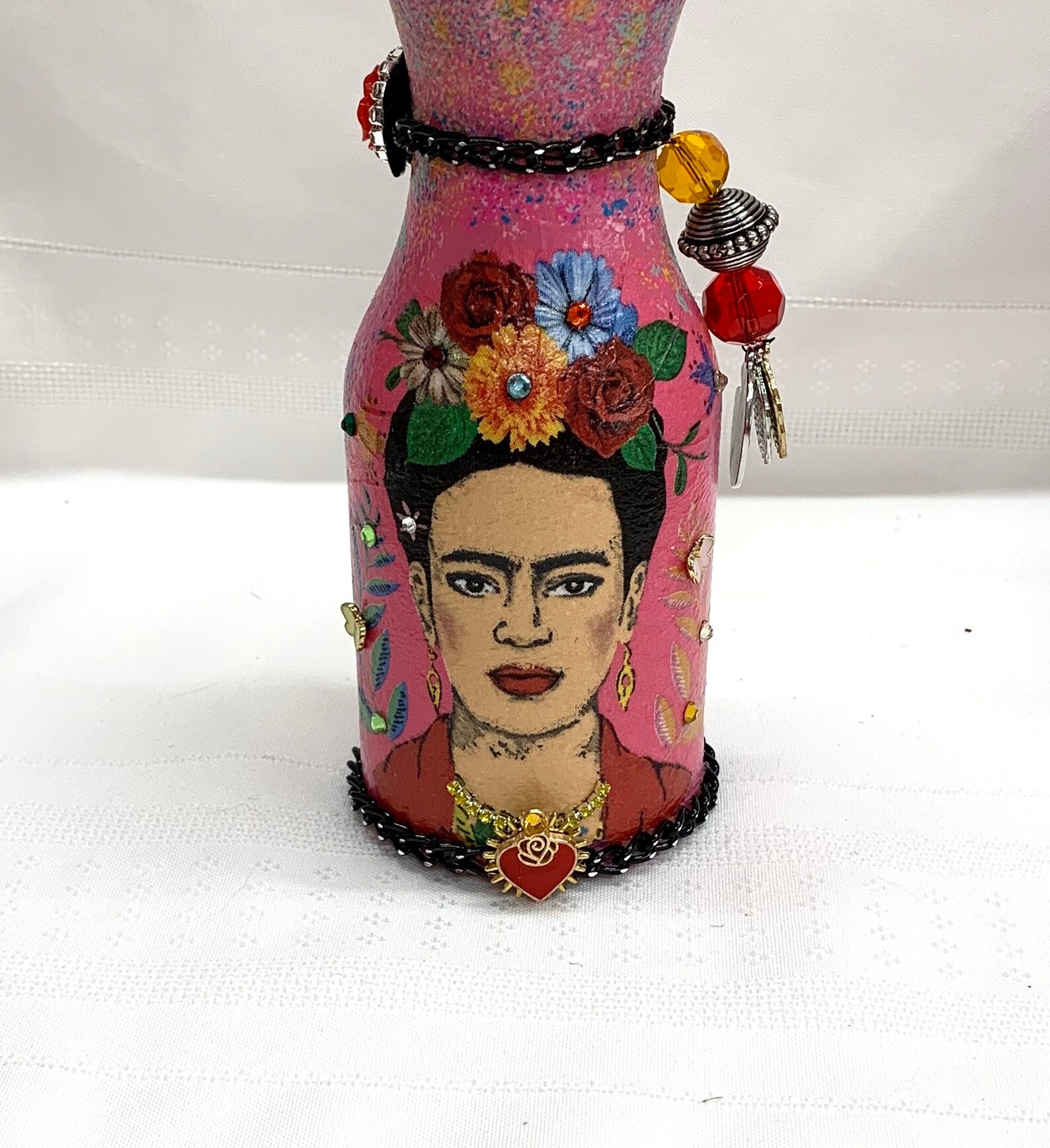 Frida Decor Frida Kahlo Glass Vase Frida Kahlo Party | Etsy