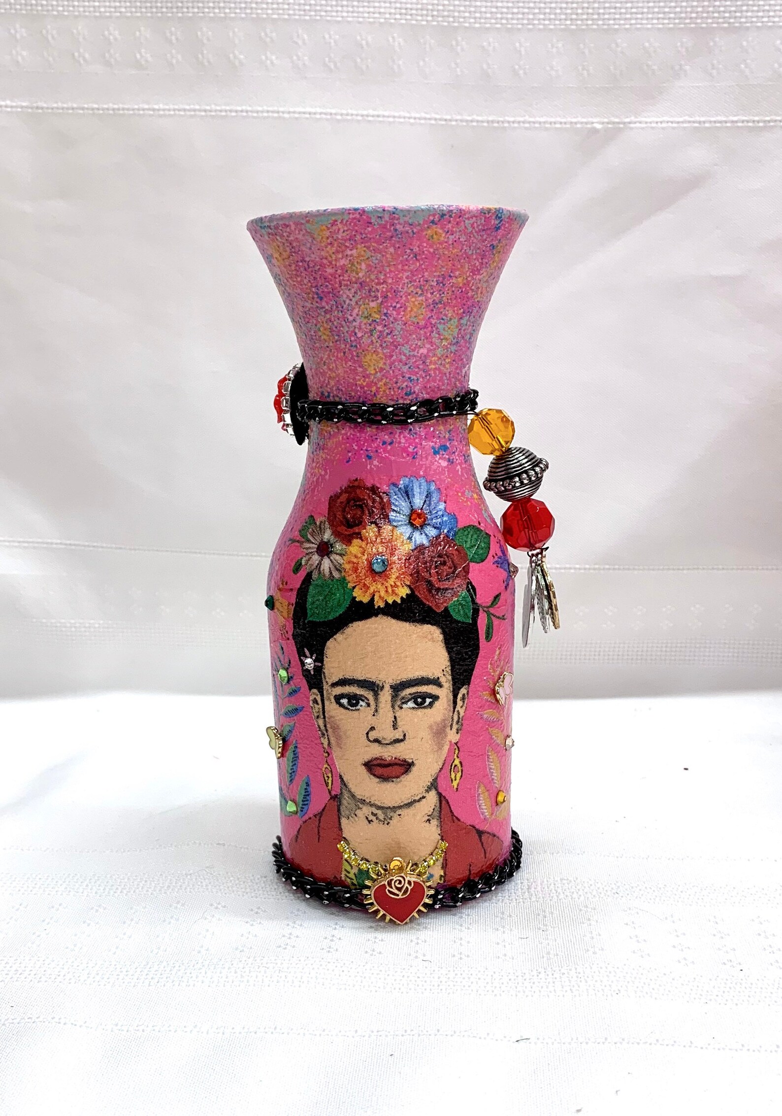 Frida Decor Frida Kahlo Glass Vase Frida Kahlo Party | Etsy
