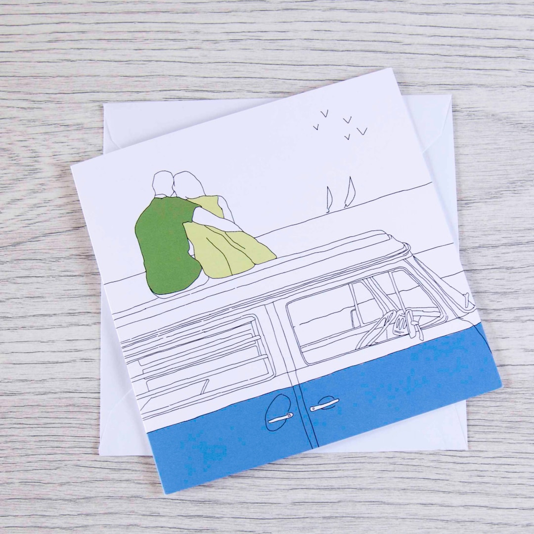 Campervan Card 'room With a View' - Etsy