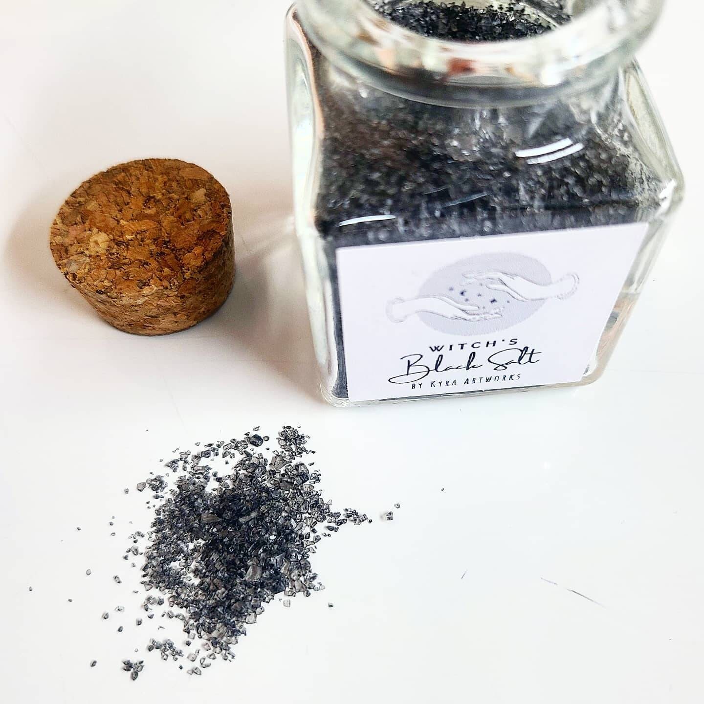 Witch's Black Salt purification protection altar salt cleanse purify ...