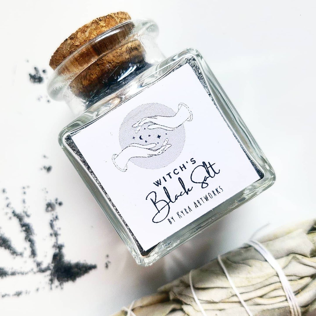 Witch's Black Salt purification protection altar salt cleanse purify ...