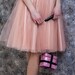 Peach Tulle Skirt. Soft Luxury Tulle Bridesmaid Skirt - Any Length ...