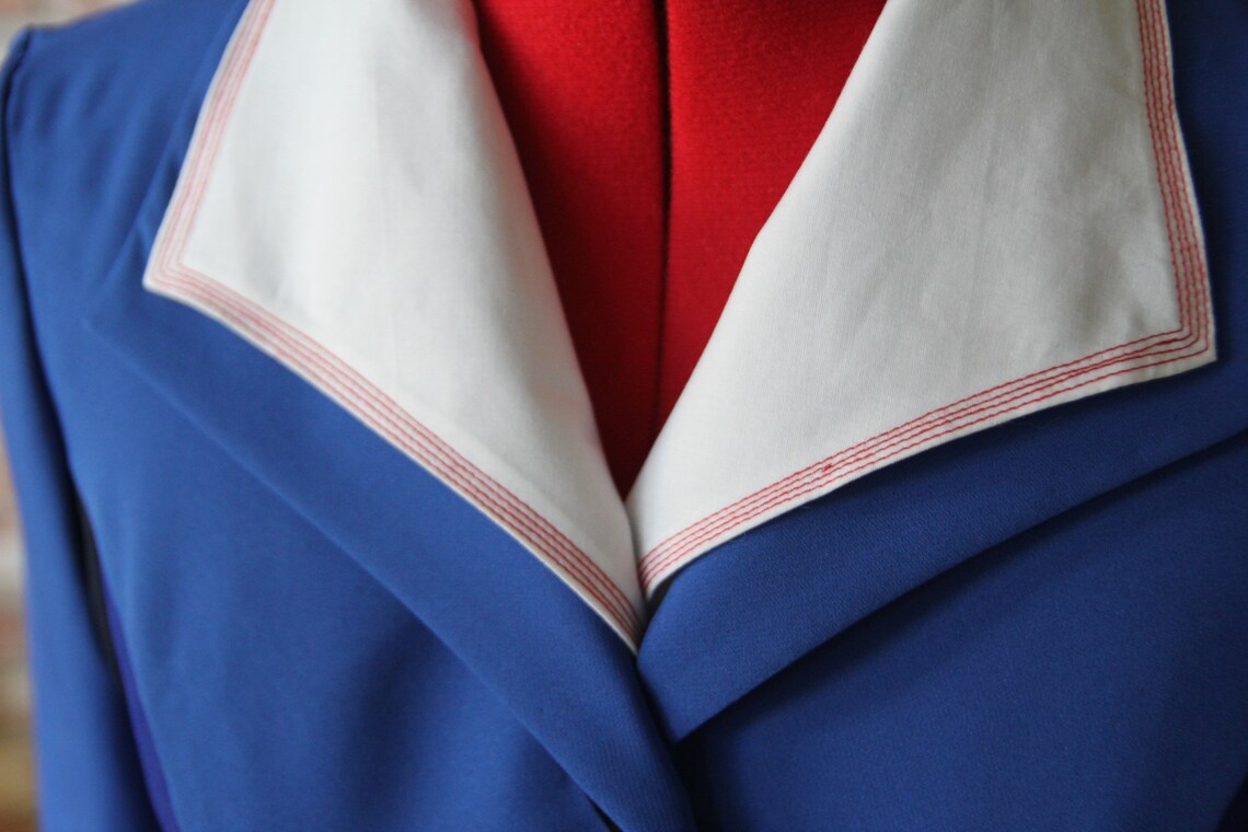 3 Piece Blue Costume. Agent Costume Cosplay | Etsy