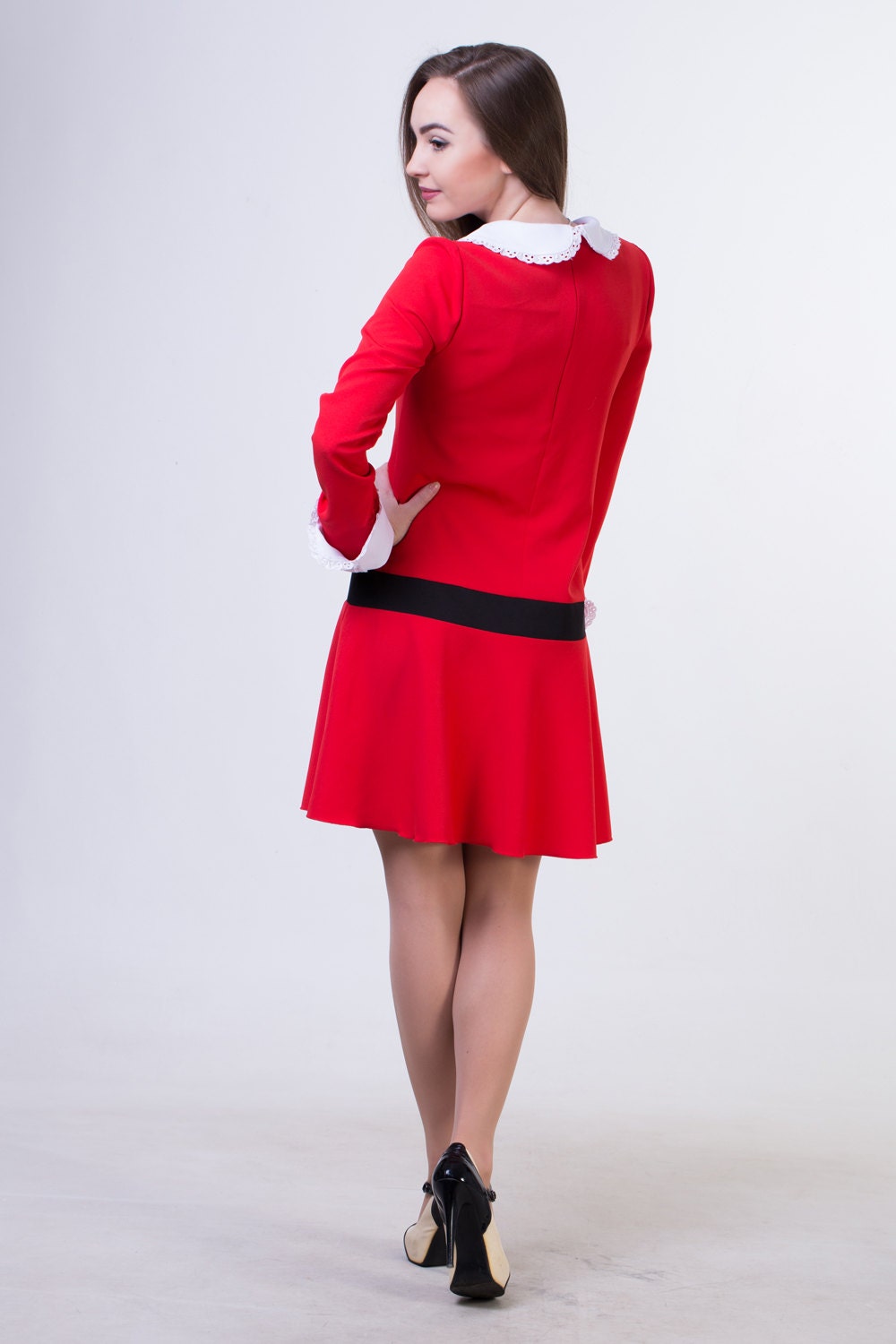 Veruca Salt Dress Red. Halloween Outfit. Girl Birthday Party - Etsy