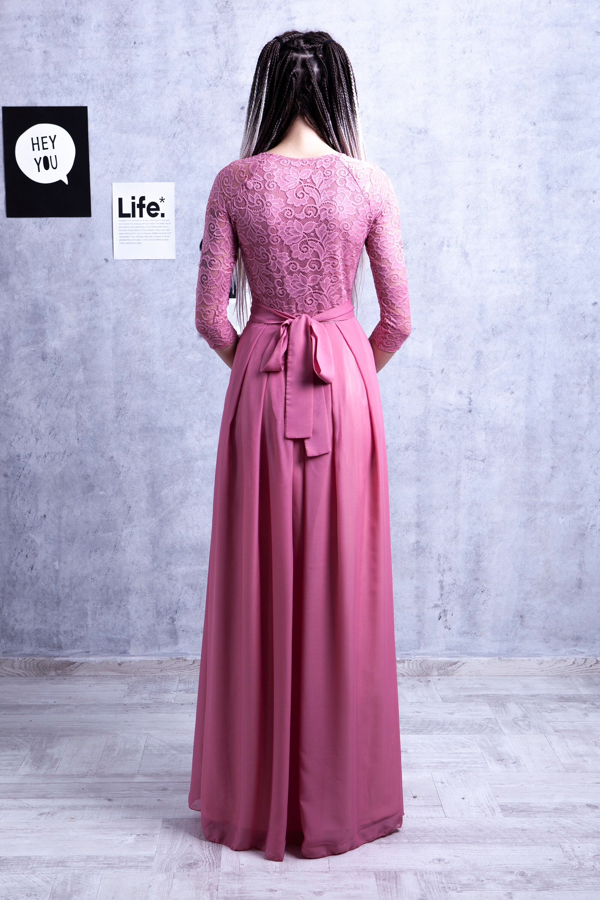 Dusty Cedar Bridesmaid Dress - Size US 6-8 - Etsy