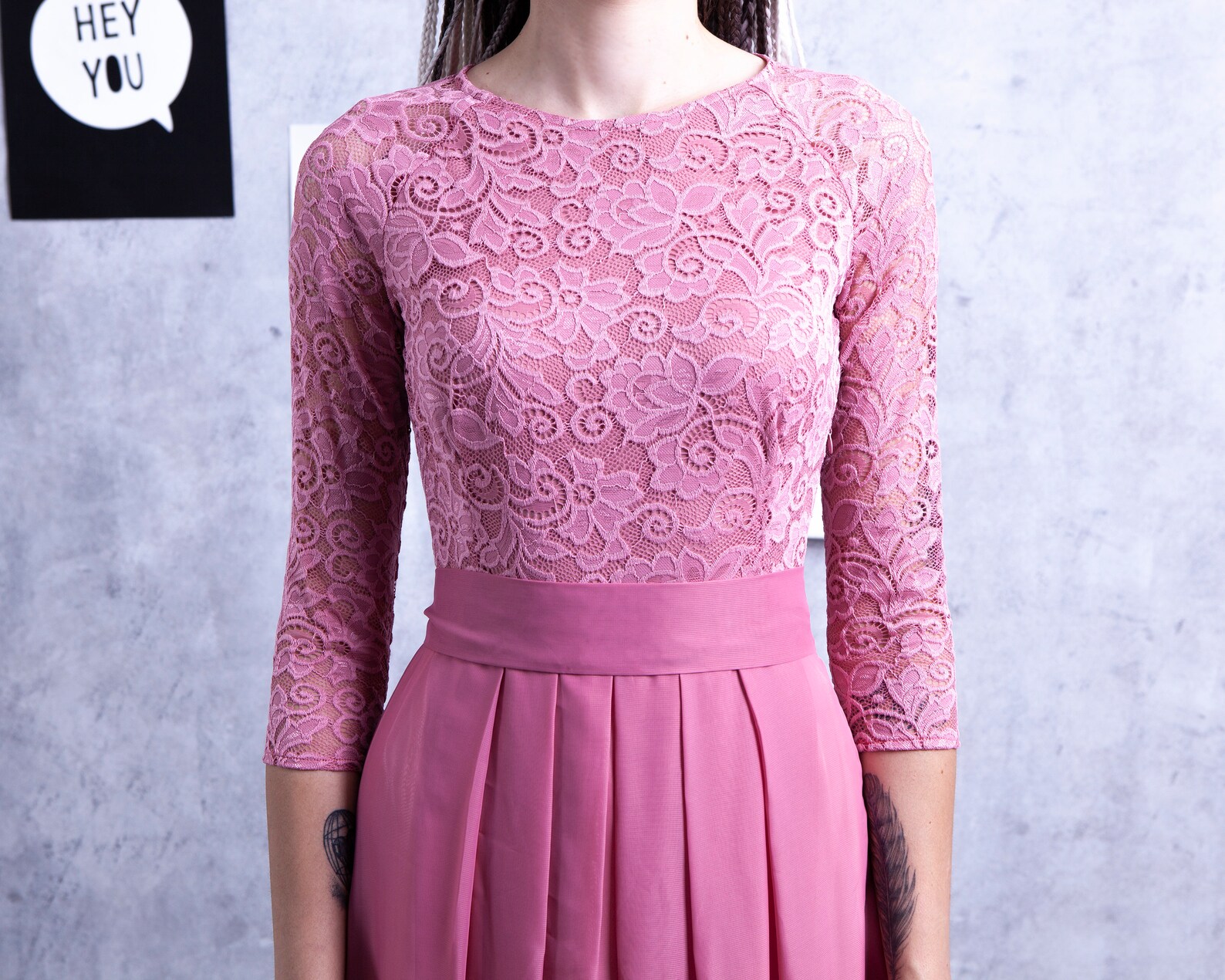 Dusty Cedar Bridesmaid Dress - Size US 6-8 - Etsy